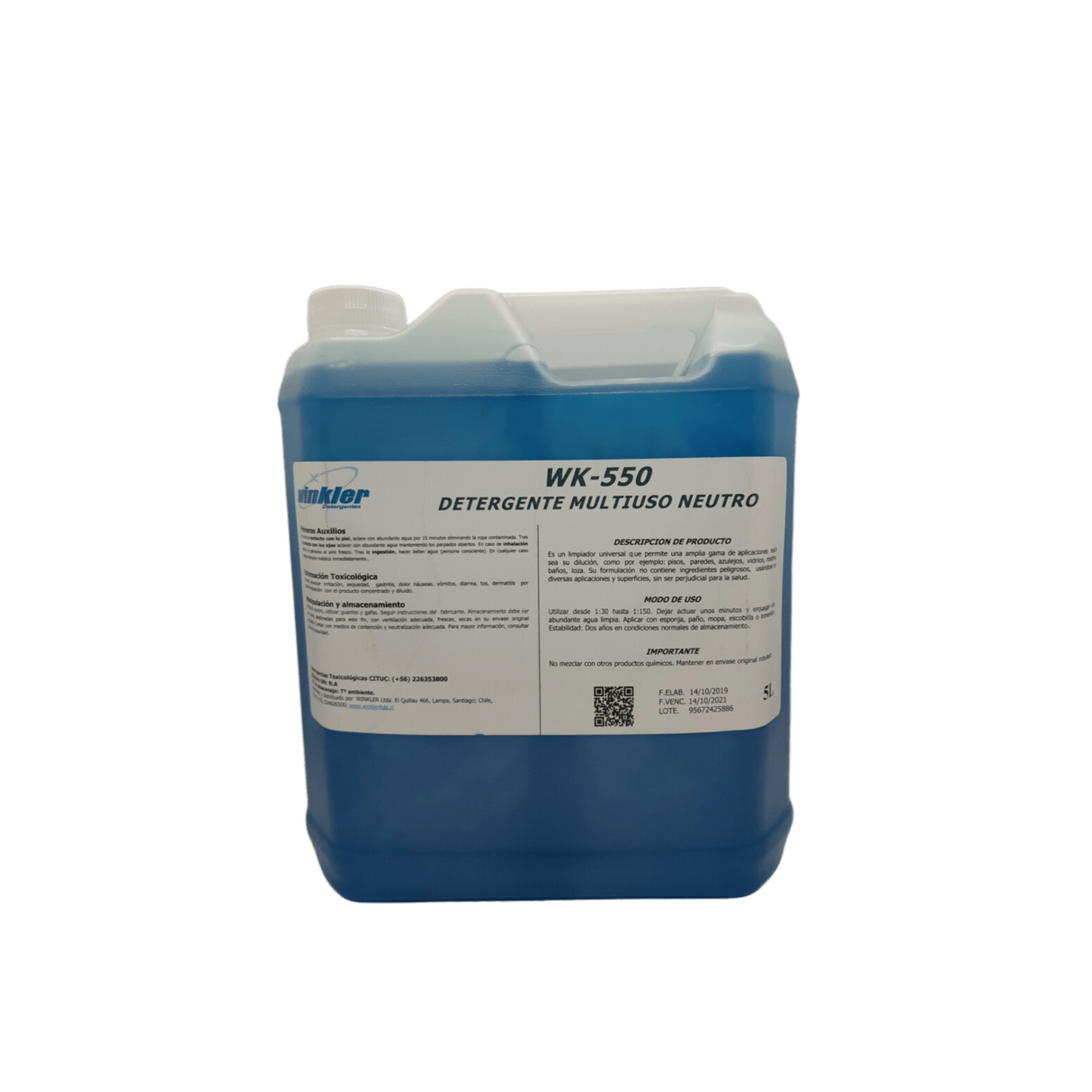 Detergente Industrial Multiuso WK-550 - 5 LITROS – Multimerkado