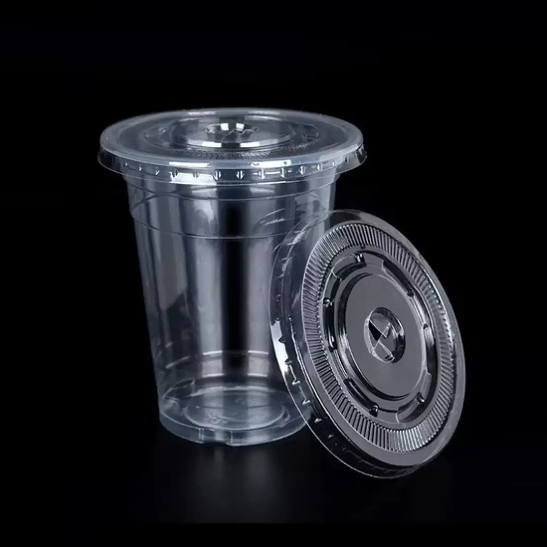 Tapa Plana P Vaso 12 14 16 20 Oz Pp Transparente 1x50 Multimerkado